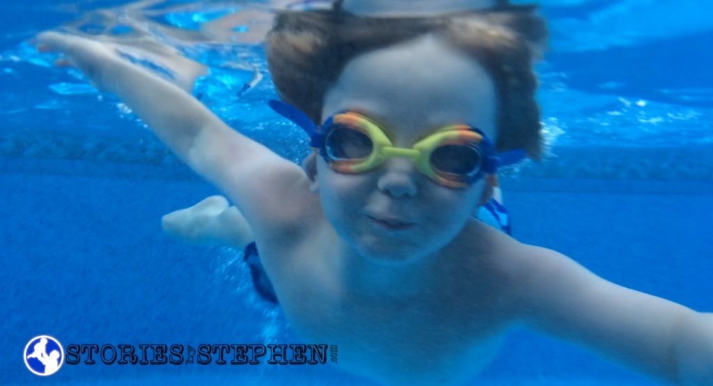 Sam Swimming Underwater - Stories By Stephen